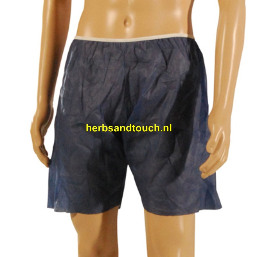 Disposable Blue Unisex Boxers 6 pcs pack| Herbs & Touch